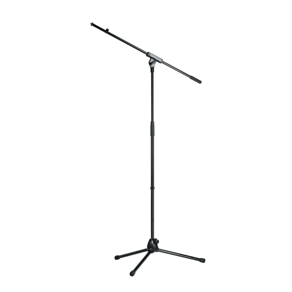 K&M 21070-300-55 Tripod Microphone Stand with 32" Boom - Talentz