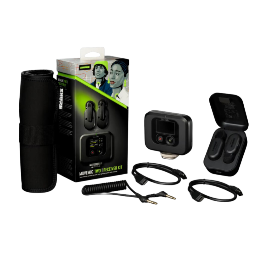 Shure MoveMic Two Receiver Kit - Two-Channel Wireless Lavalier ...