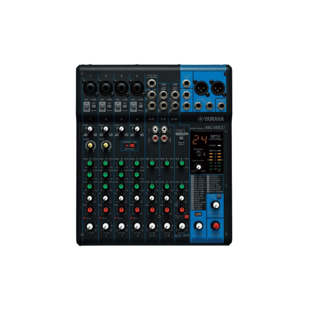 Yamaha MG10XU MG Series 10-Channel Analog Mixing Console with USB and ...
