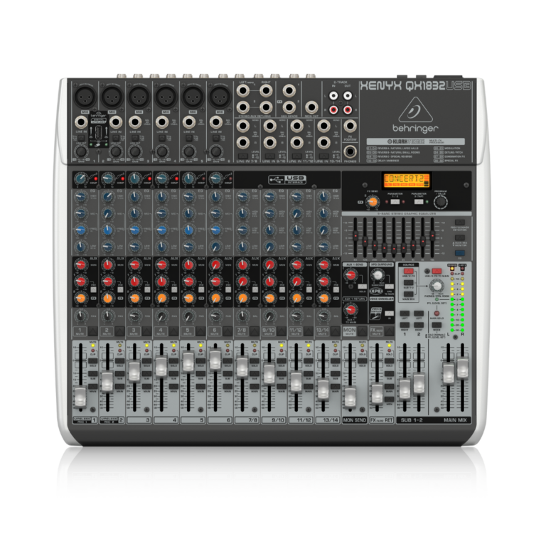 Behringer Xenyx QX1832USB Mixer with USB and Effects - Talentz
