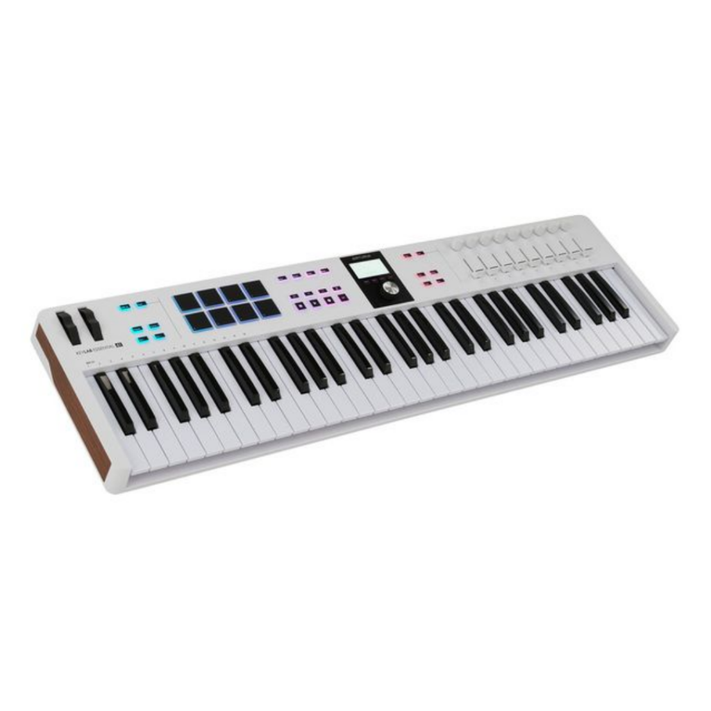 Arturia KeyLab Essential 61 Mk3 White 61-key Keyboard Controller - Talentz