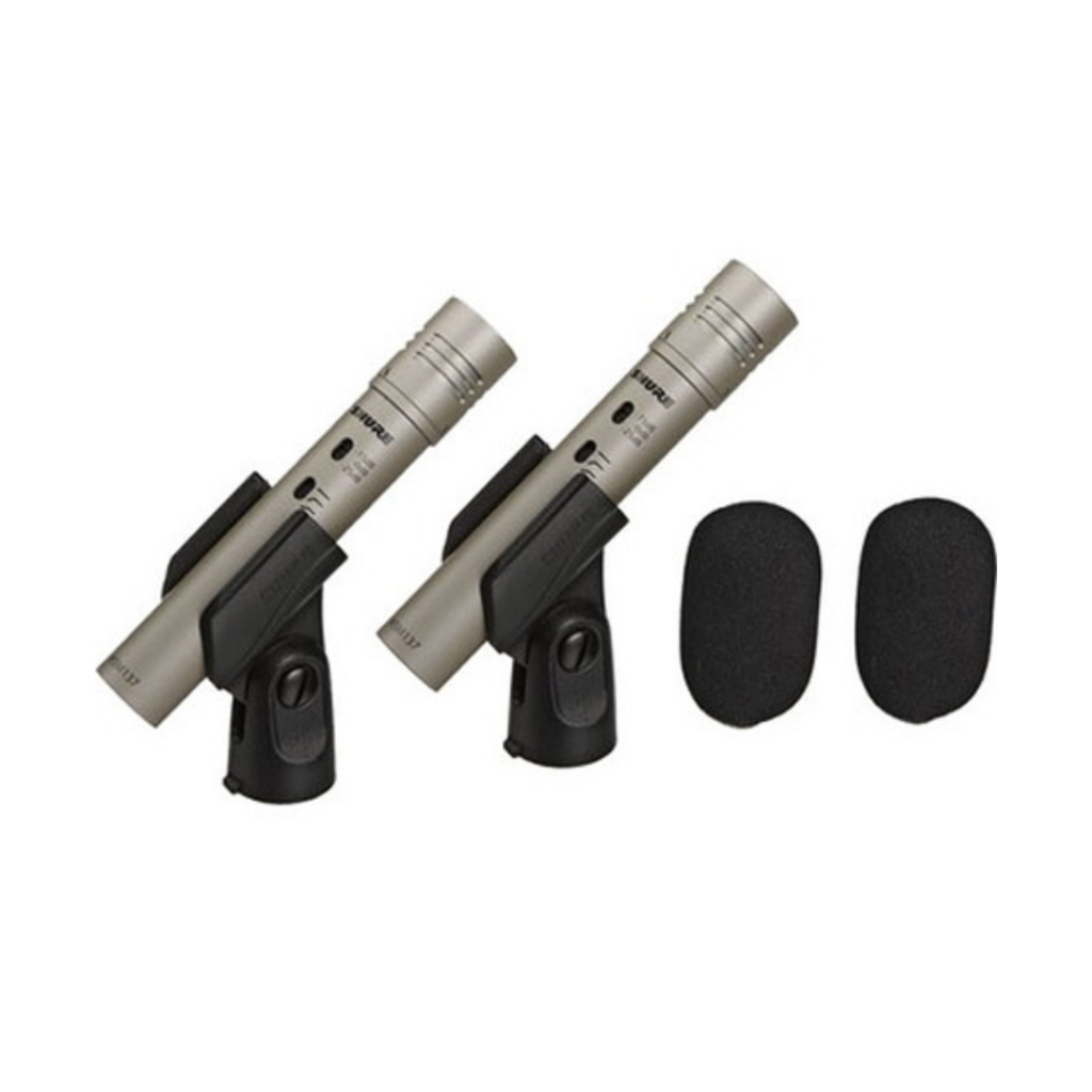 Shure KSM137/SL Small-diaphragm Condenser Microphone - Stereo Pair ...