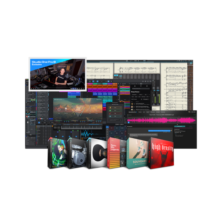 PreSonus 6 Months Studio One Pro+ with Studio One Pro 7 DAW Software ...