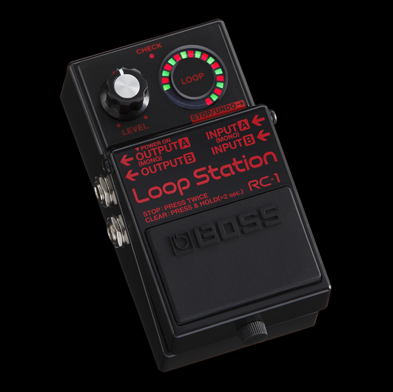 BOSS RC-1 Loop Station Looper Pedal Special Ed. Black RC-1-BK - Talentz