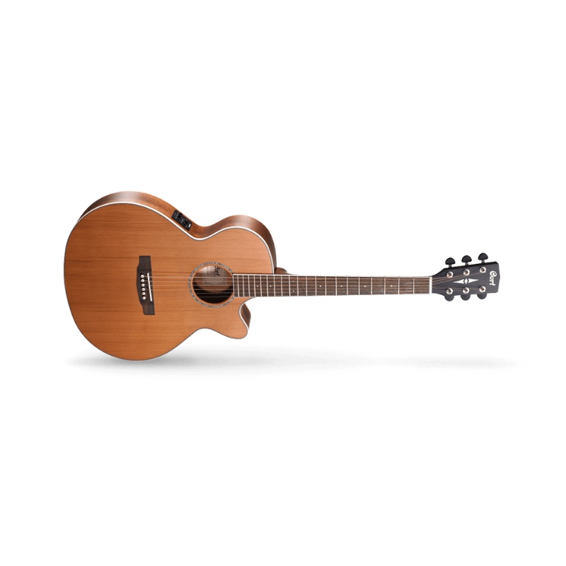 Cort Acoustic-Electric Guitar Slim-Body [Natural] SFX CED - Talentz
