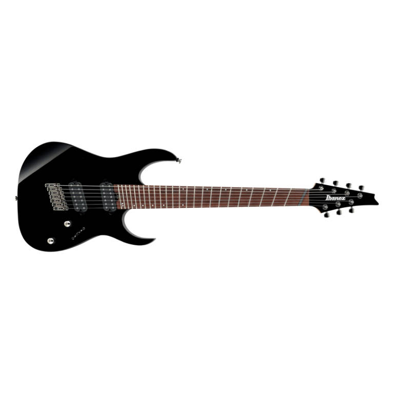 Ibanez RGMS7-BK Multi Scale 7str Electric Guitar (Black) - Talentz