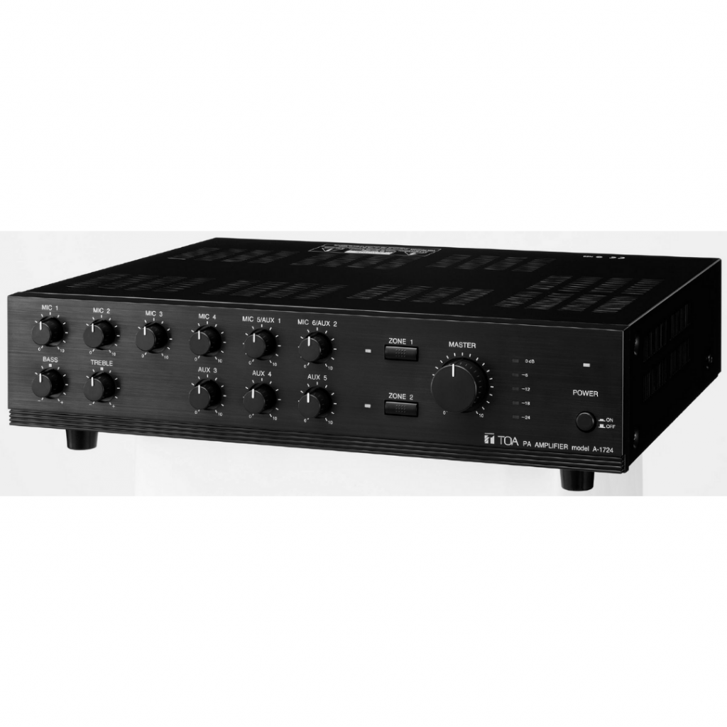 TOA A-1724 Mixer Amplifier 240W, 2 Zone - Talentz